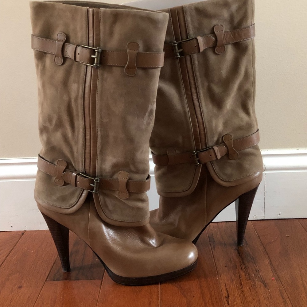 Cole Haan Air Kennedy Greige Buckle Boot - Gem